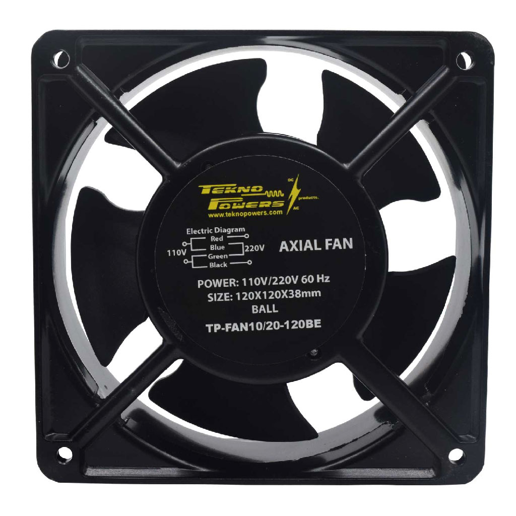 TP-FAN10/20-120BE — VENTILADOR CON BALERO 110/220VCA 120X120X38mm ...